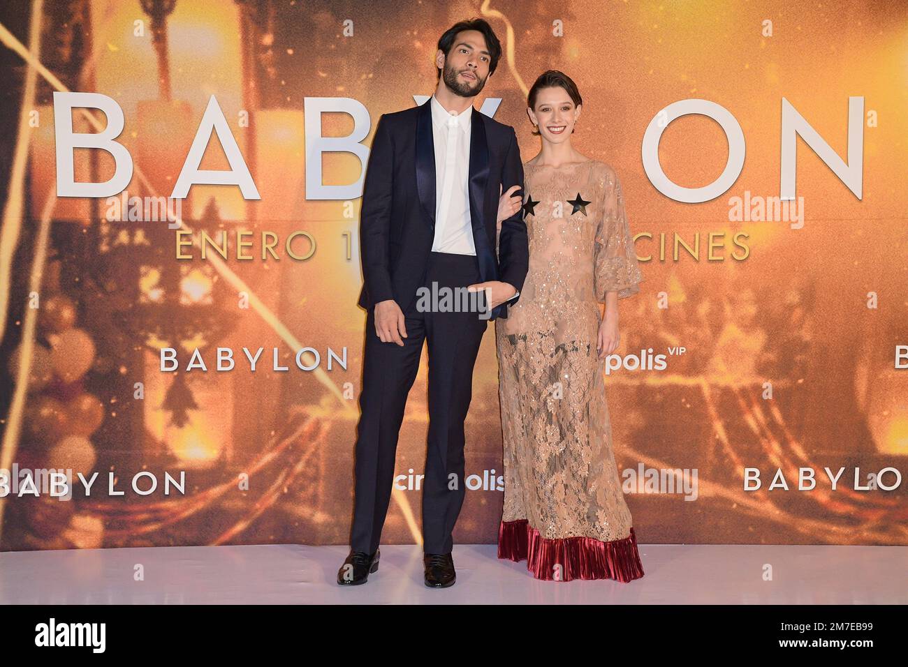 January 8, 2023, Mexico City, Mexico: Diego Calva and Luciana Moreno ...