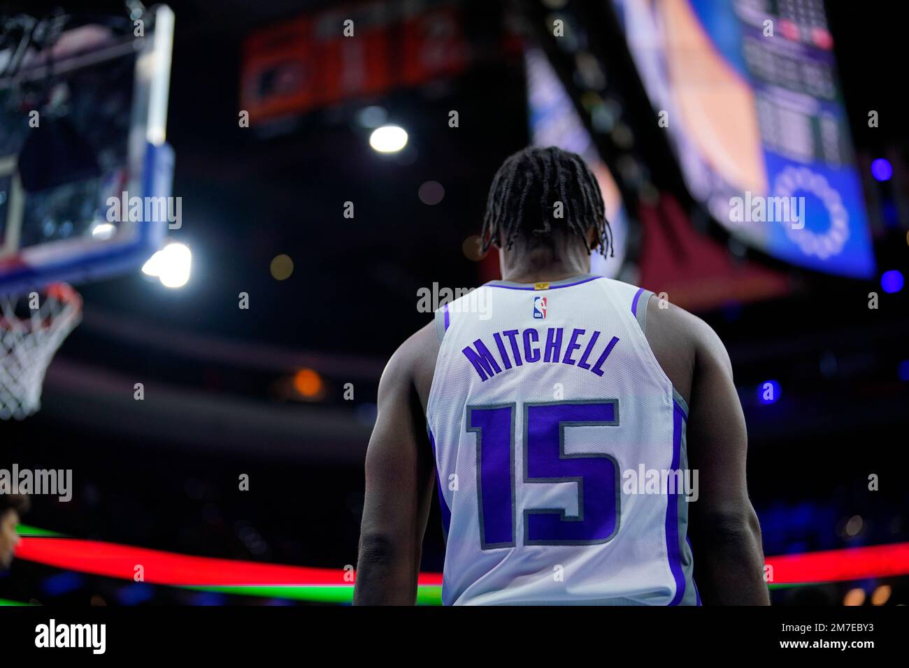 Sacramento Kings' Davion Mitchell plays during an NBA basketball game ...