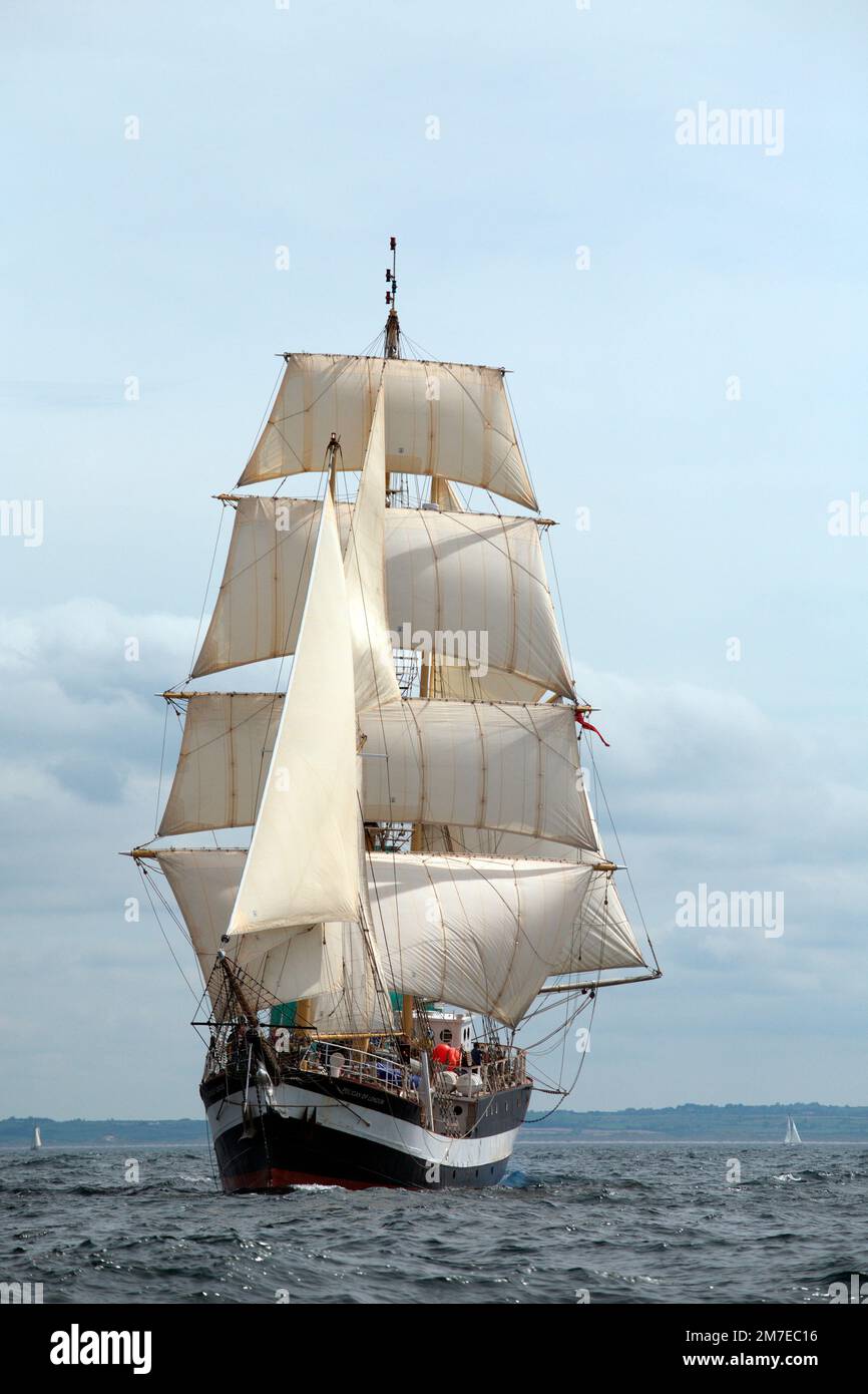 British tall ship Pelican, Northern Ireland race start, 2008 Stock ...