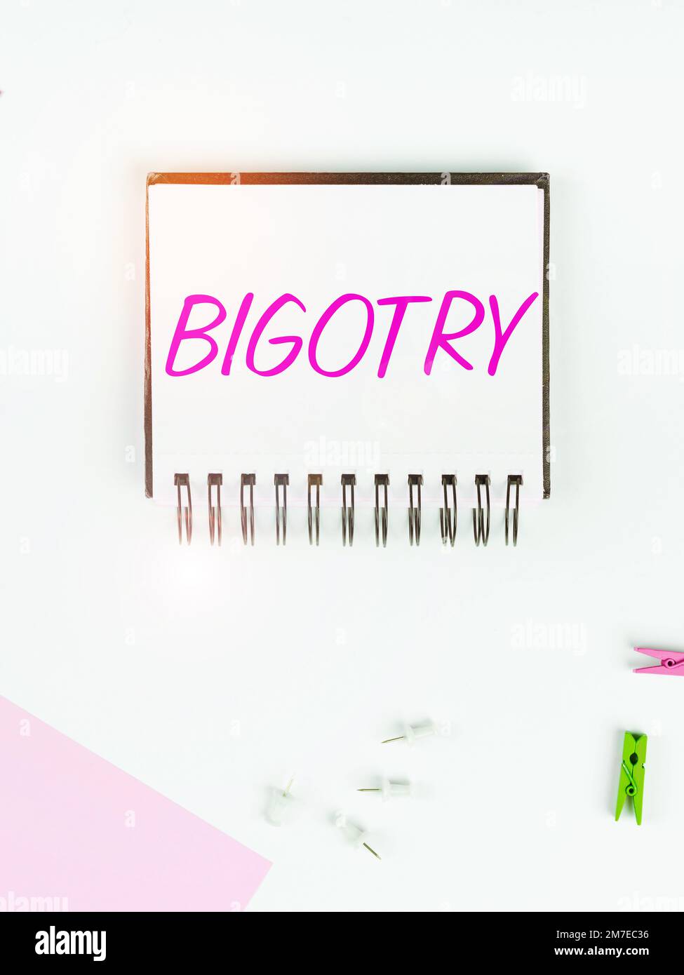 Text sign showing Bigotry. Business overview obstinate or intolerant ...