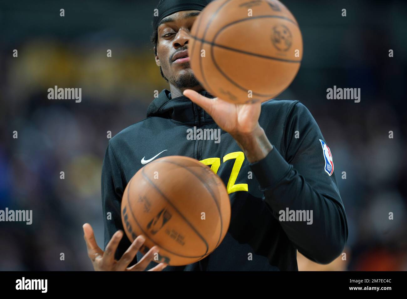 Utah Jazz forward Jarred Vanderbilt (8) in the second half of an NBA ...