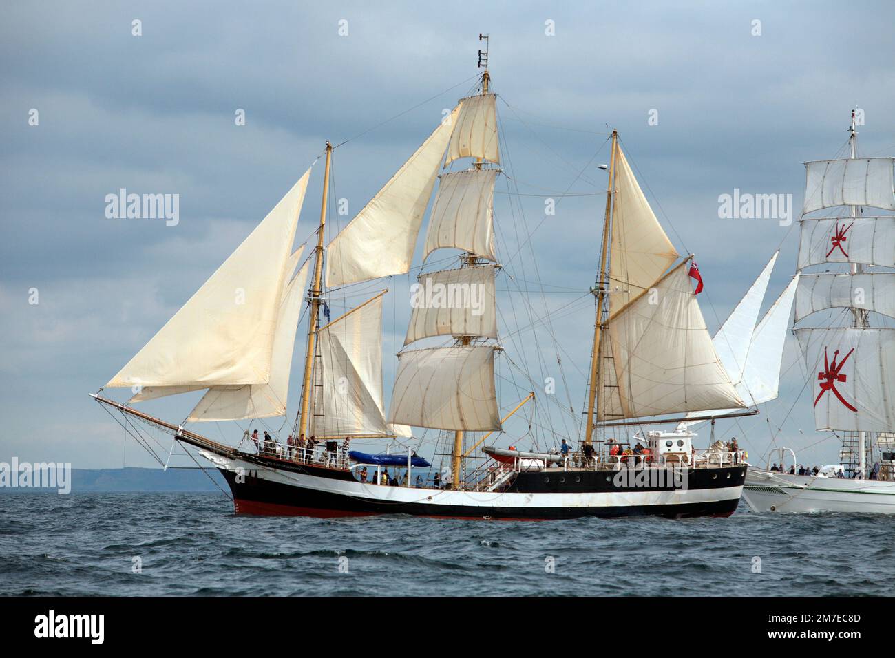 British tall ship Pelican, Northern Ireland race start, 2008 Stock ...