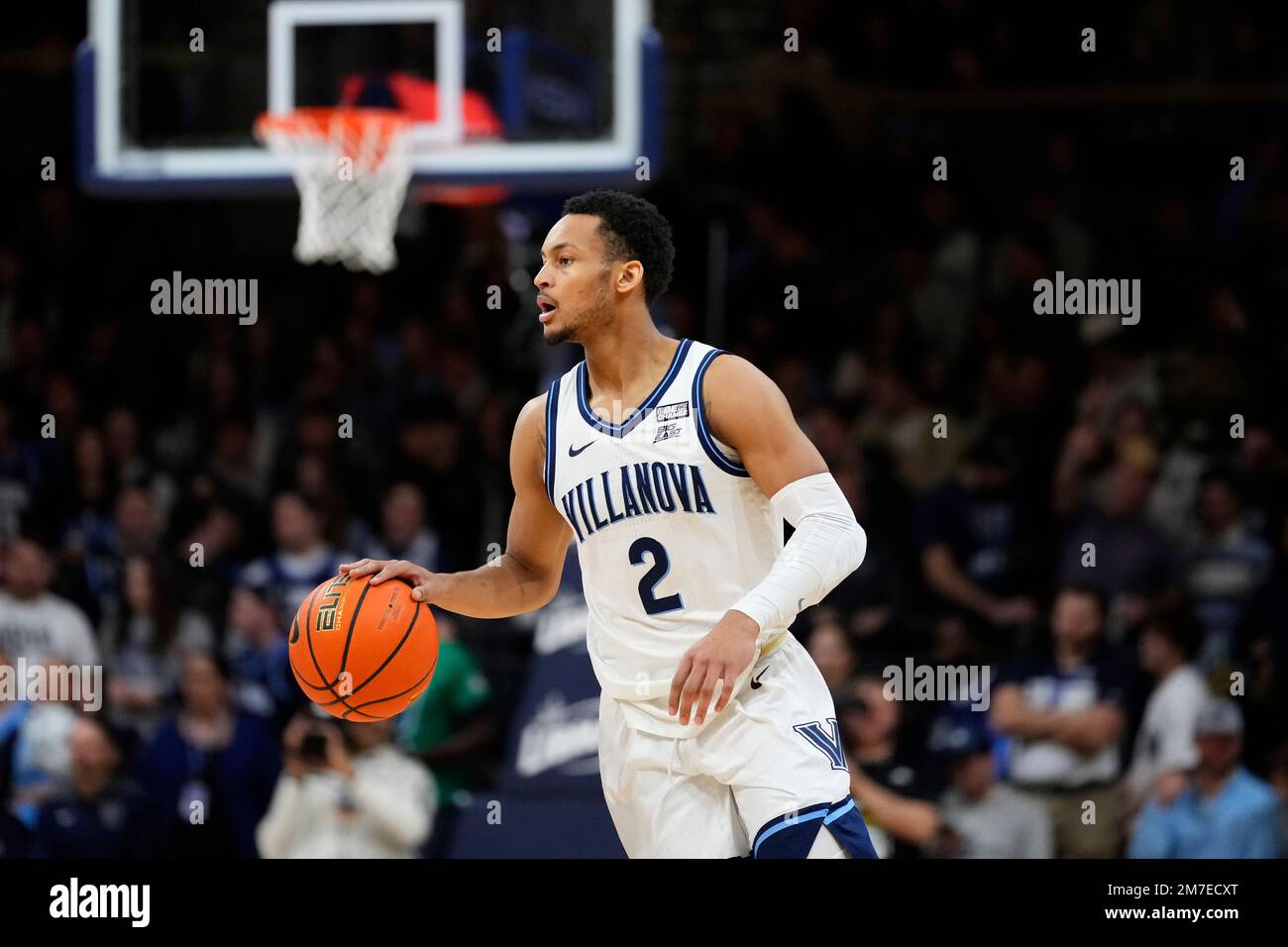 Villanova's Mark Armstrong plays during an NCAA college basketball game ...