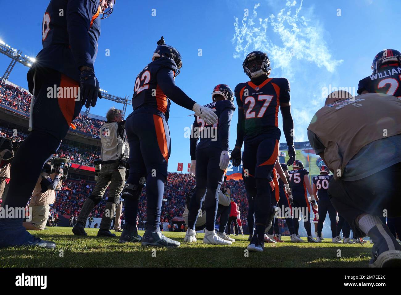 Denver Broncos cornerback Damarri Mathis (27) against the Kansas City ...