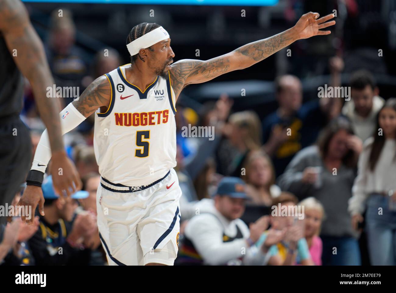 Denver Nuggets guard Kentavious Caldwell-Pope (5) in the second half of ...