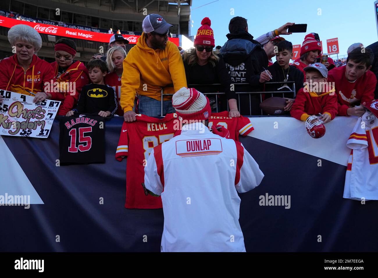 Kansas City Chiefs defensive end Carlos Dunlap (8) against the Denver ...