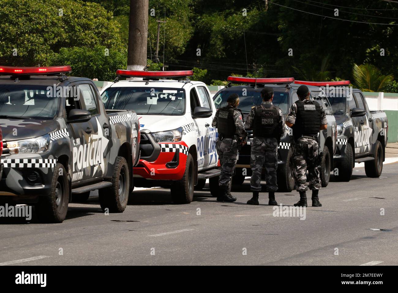 Belem, Brazil. 09th Jan, 2023. Military Police of Pará and Municipal ...