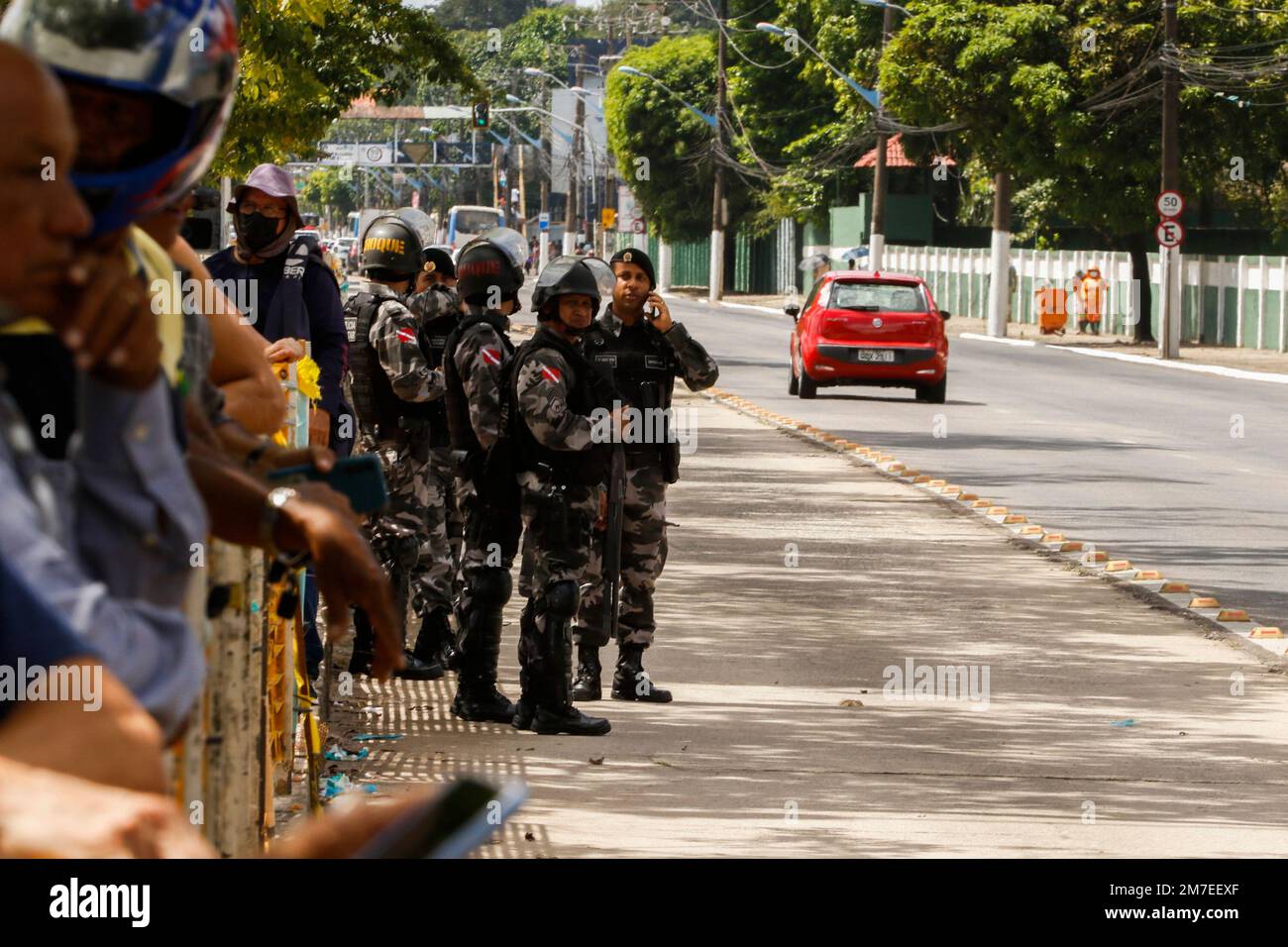Belem, Brazil. 09th Jan, 2023. Military Police of Pará and Municipal ...