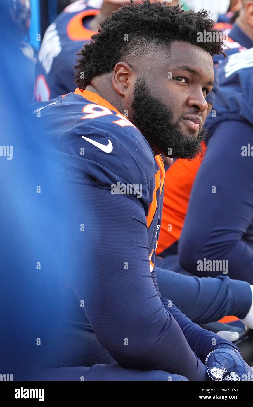 Denver Broncos defensive tackle D.J. Jones (97) against the Kansas City ...