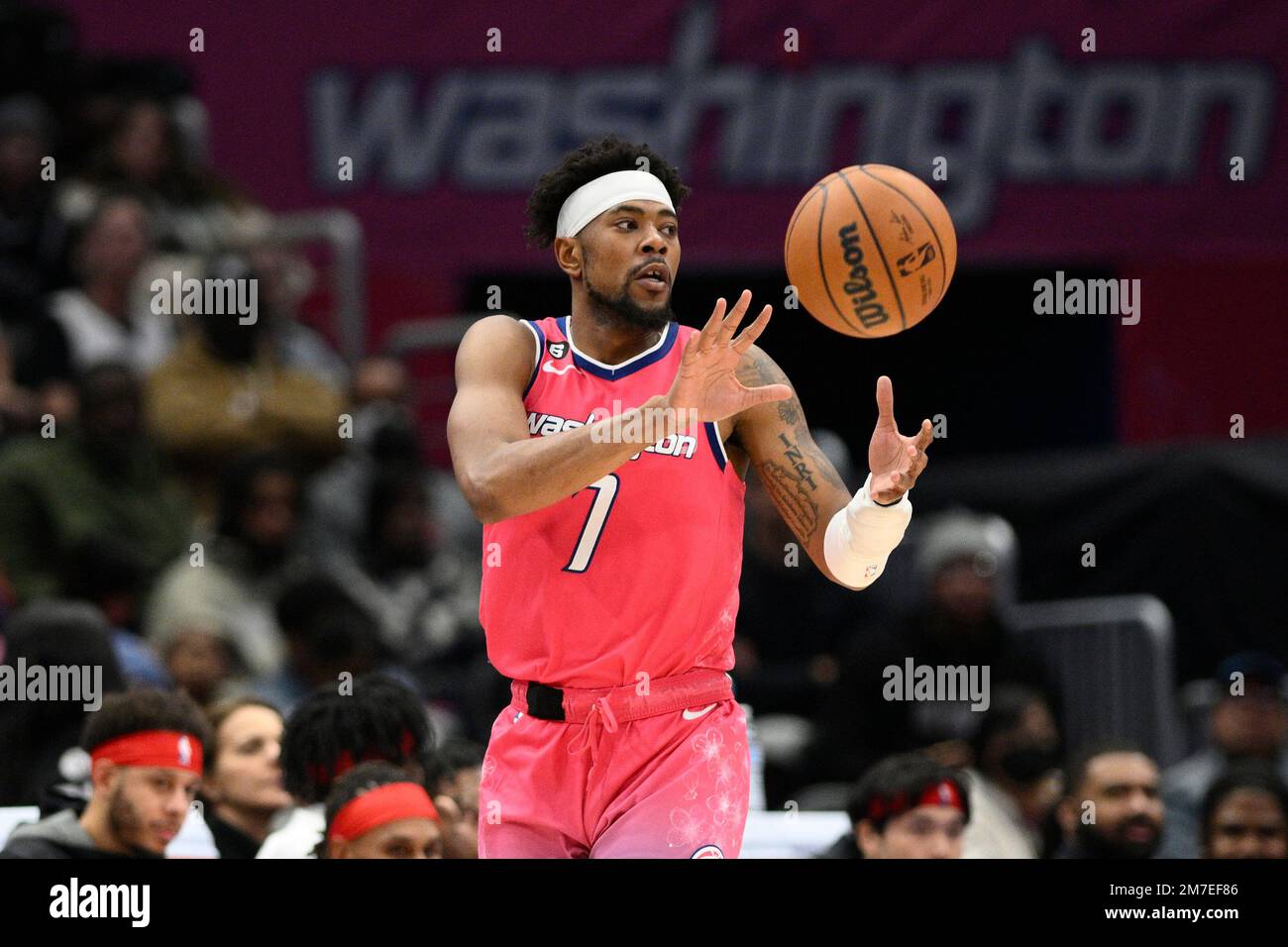Washington Wizards guard Jordan Goodwin (7) in action during the second ...