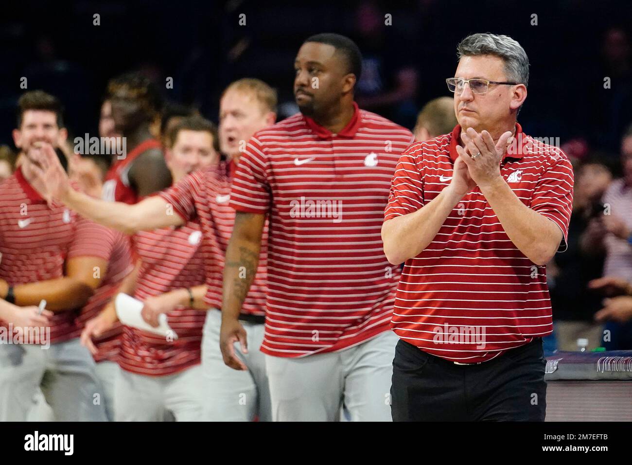 Washington State head coach Kyle Smith during an NCAA college ...