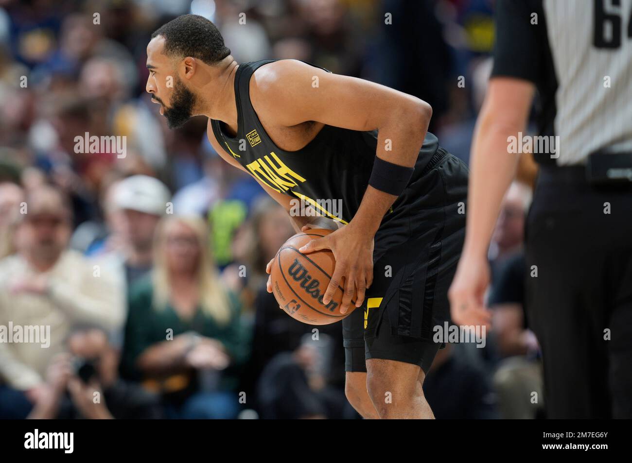 Utah Jazz guard Talen Horton-Tucker (0) in the first half of an NBA ...
