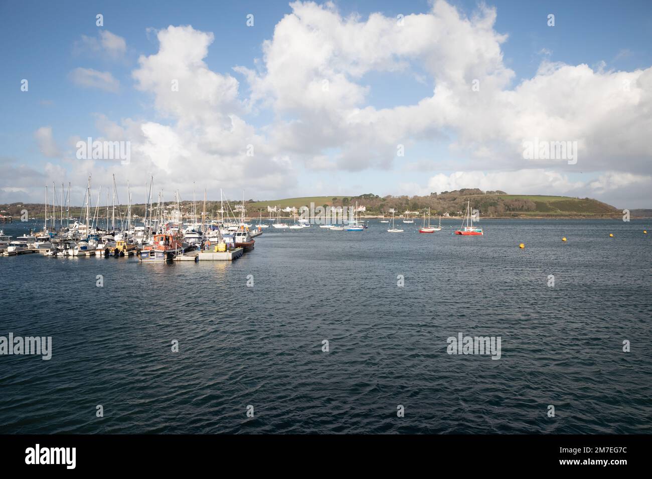 Falmouth,Cornwall,9th January 2023,There was Glorious sunshine between ...