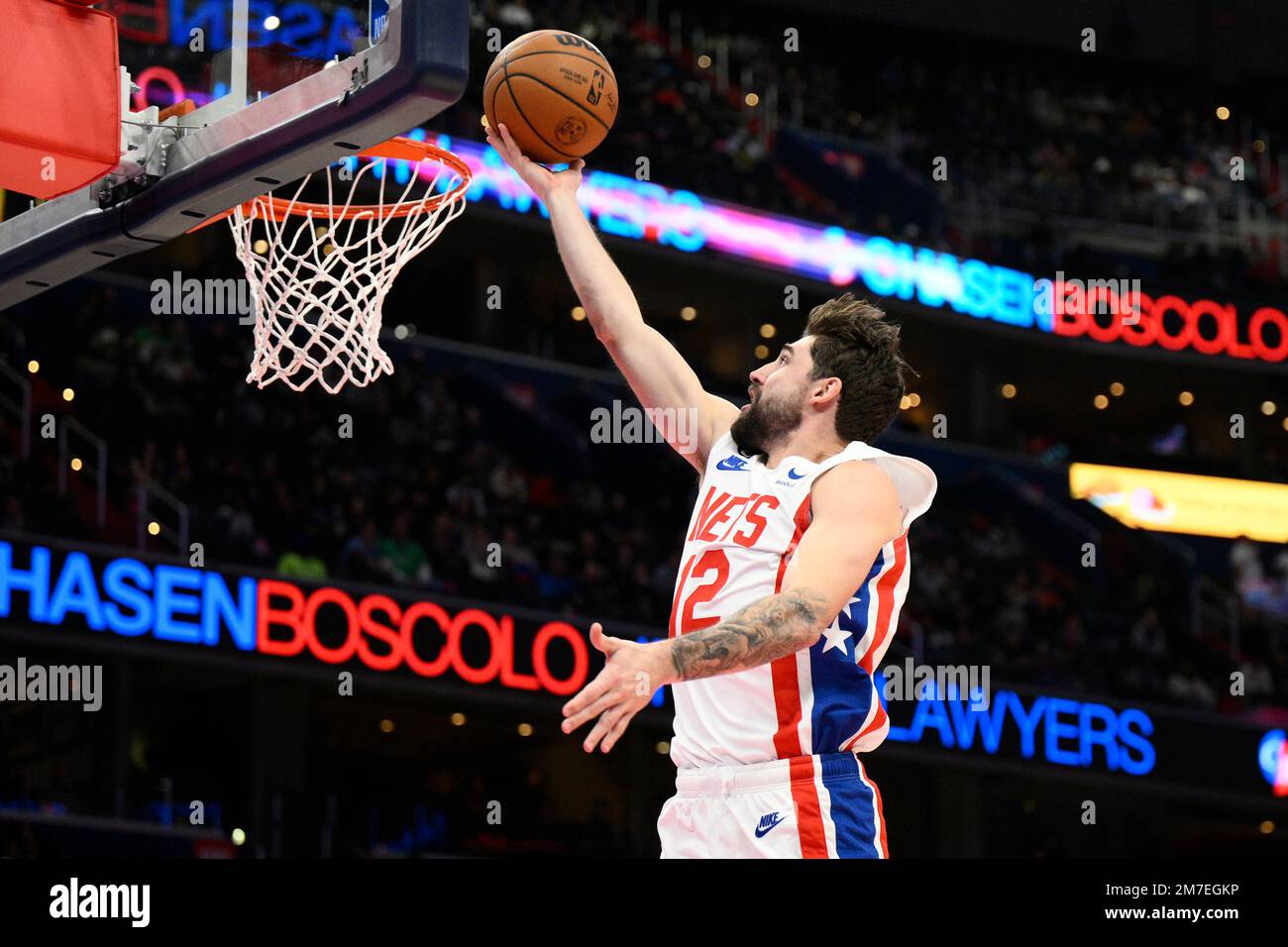Brooklyn Nets forward Joe Harris (12) in action during the second half ...