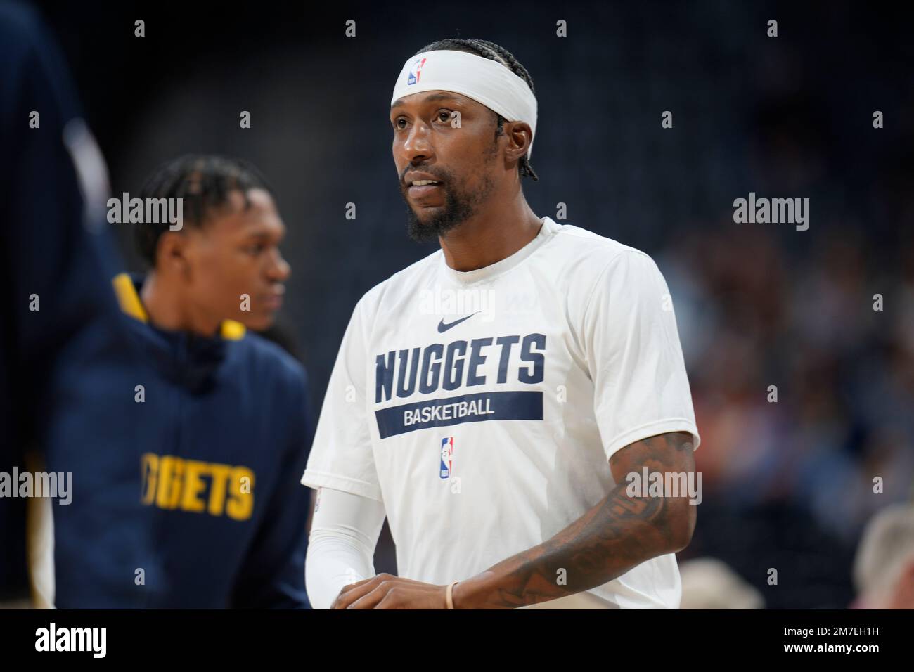 Denver Nuggets guard Kentavious Caldwell-Pope (5) in the first half of ...