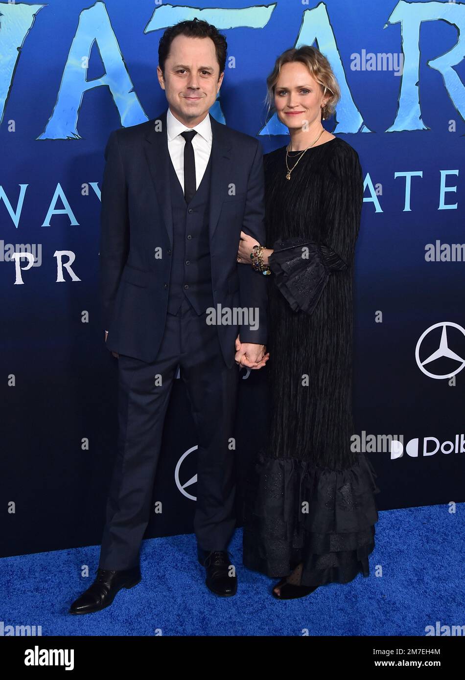 Giovanni Ribisi, left, and Emily Ward arrive at the U.S.premiere of ...