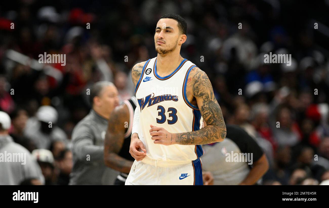Washington Wizards forward Kyle Kuzma (33) in action during the first ...