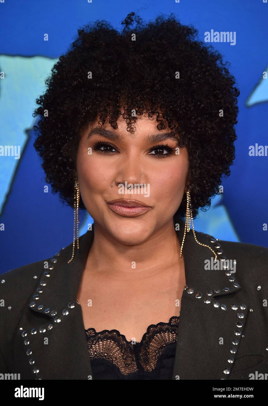 Emmy Raver-Lampman arrives at the U.S.premiere of "Avatar: The Way of ...