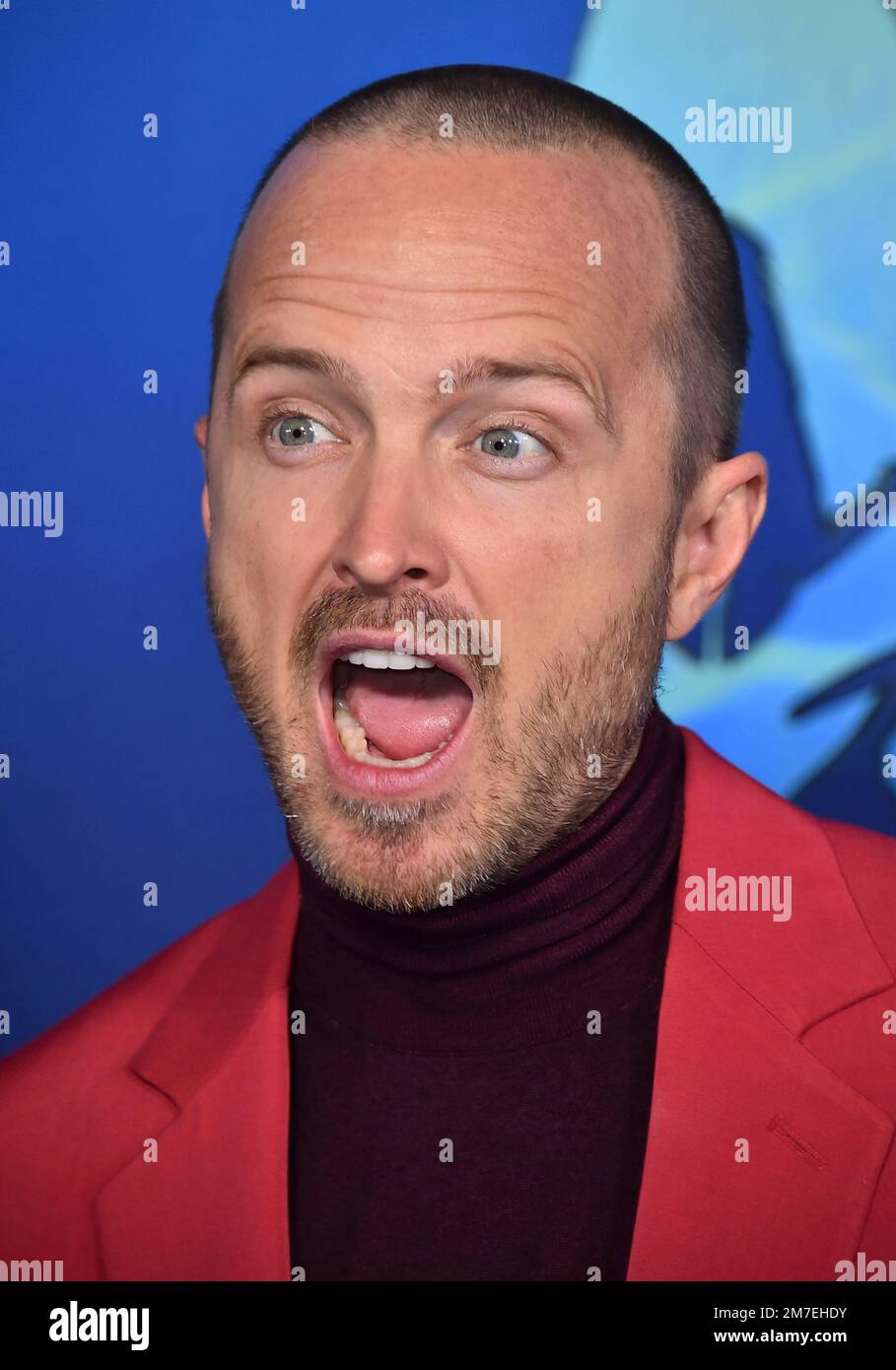 Aaron Paul arrives at the U.S.premiere of "Avatar: The Way of Water ...