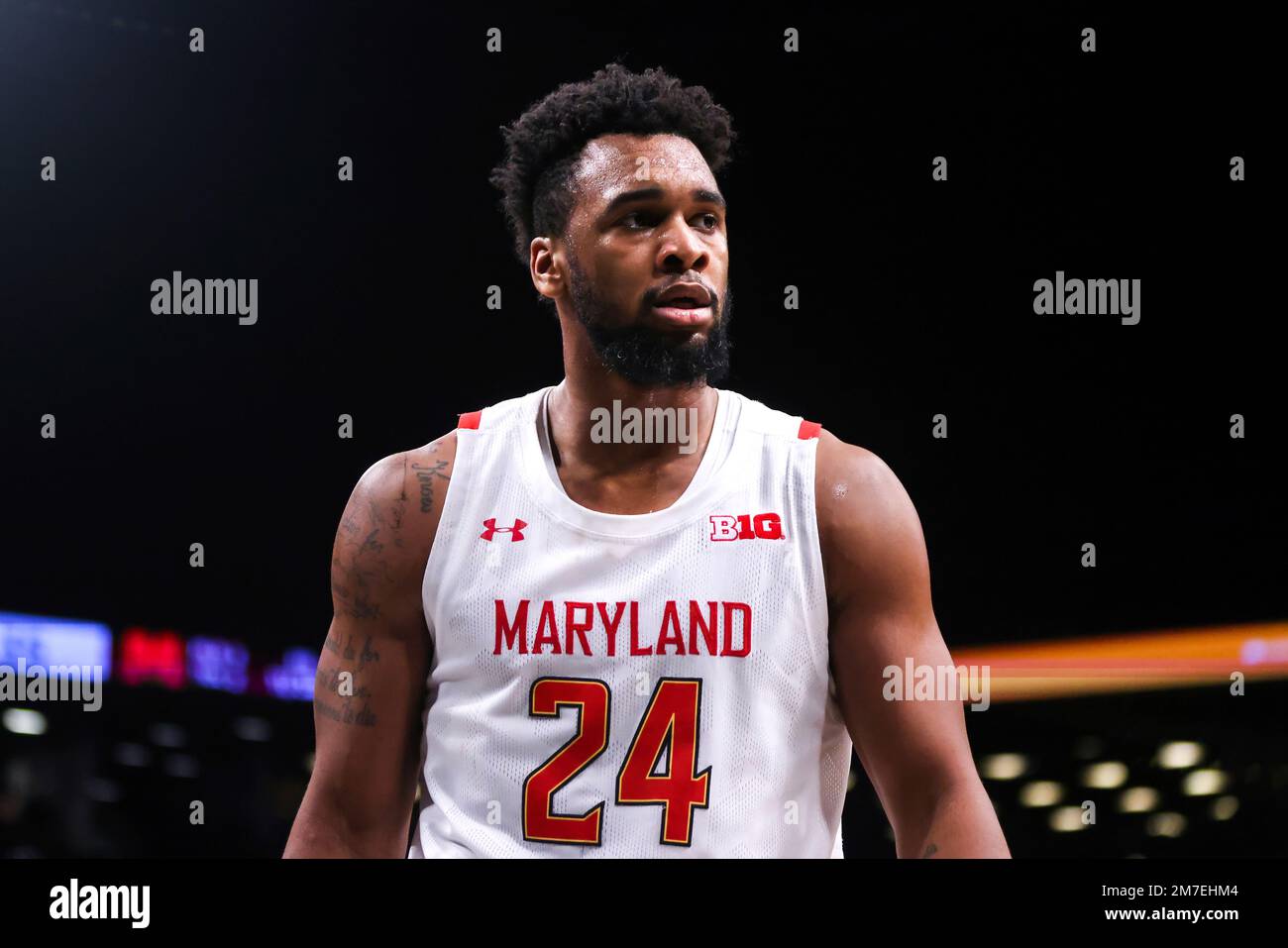Maryland forward Donta Scott (24) during an NCAA college basketball ...