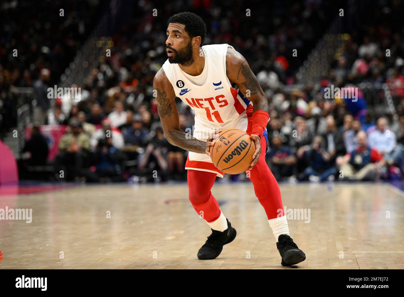Brooklyn Nets guard Kyrie Irving (11) in action during the second half ...