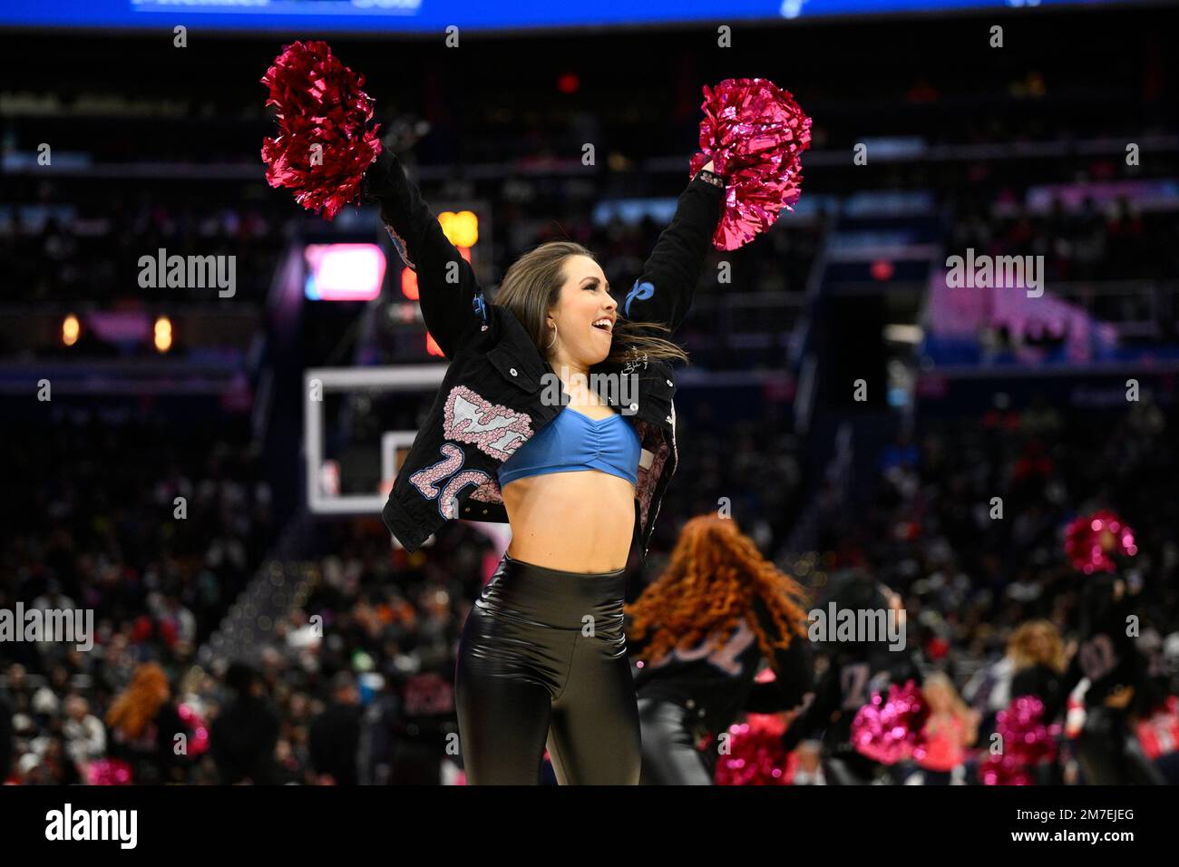 The Washington Wizards dancers perform during the second half of an NBA ...