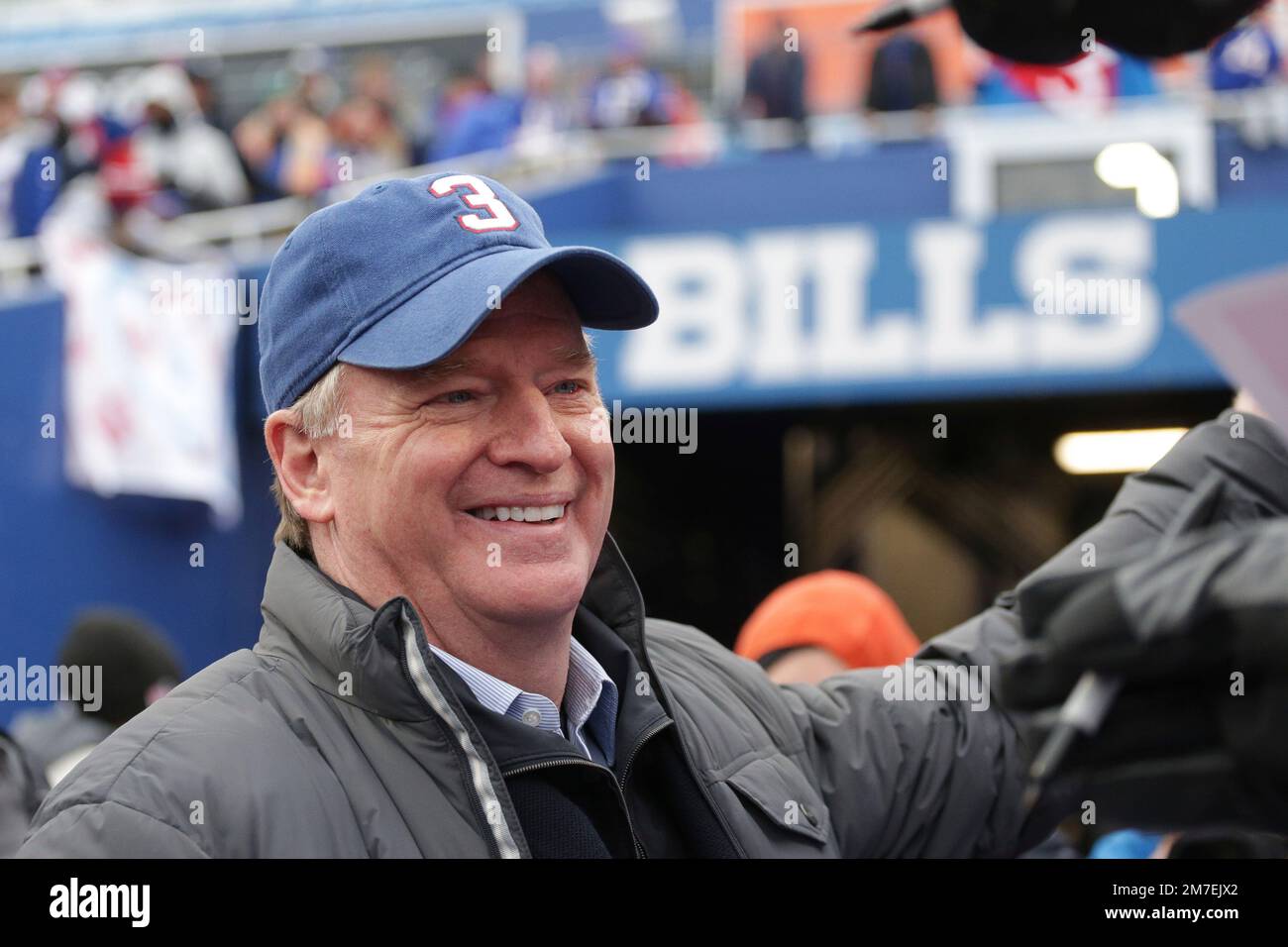 NFL Commissioner Roger Goodell signs autographs before an NFL football ...