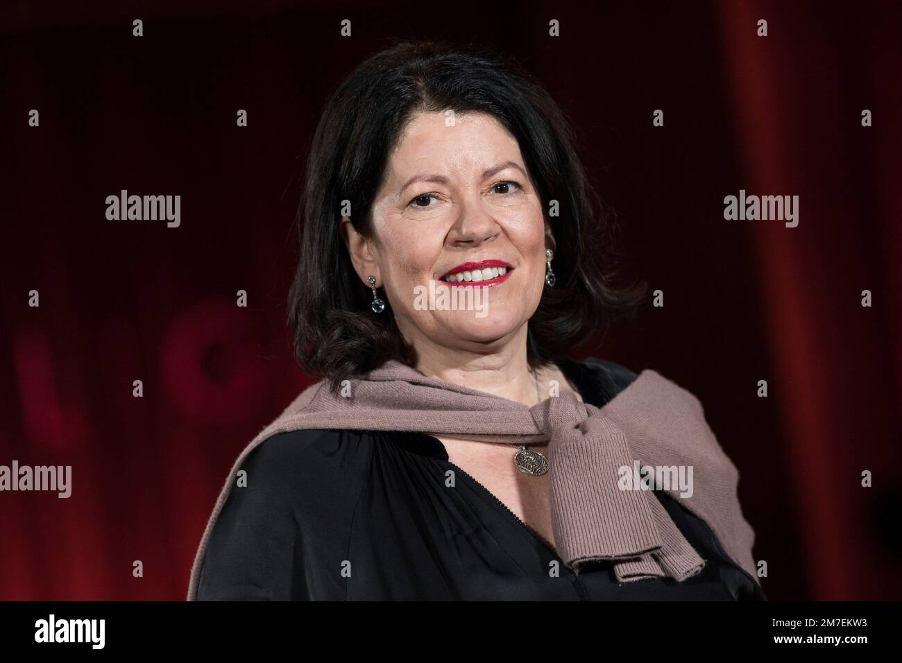 Pippa Harris poses for photographers upon arrival for the Gala ...