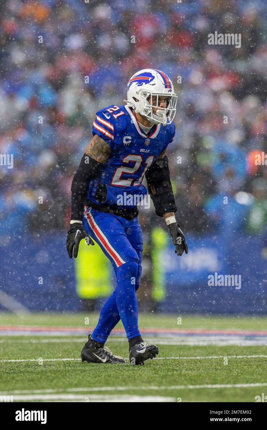 Buffalo Bills safety Jordan Poyer (21) against the New York Jets in an ...