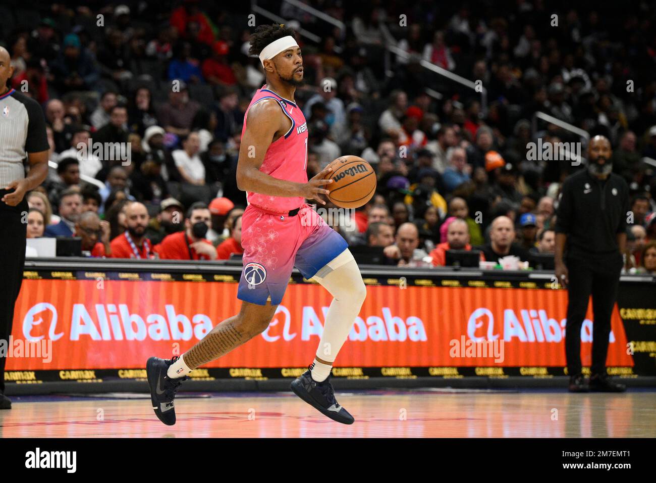 Washington Wizards guard Jordan Goodwin (7) in action during the first ...