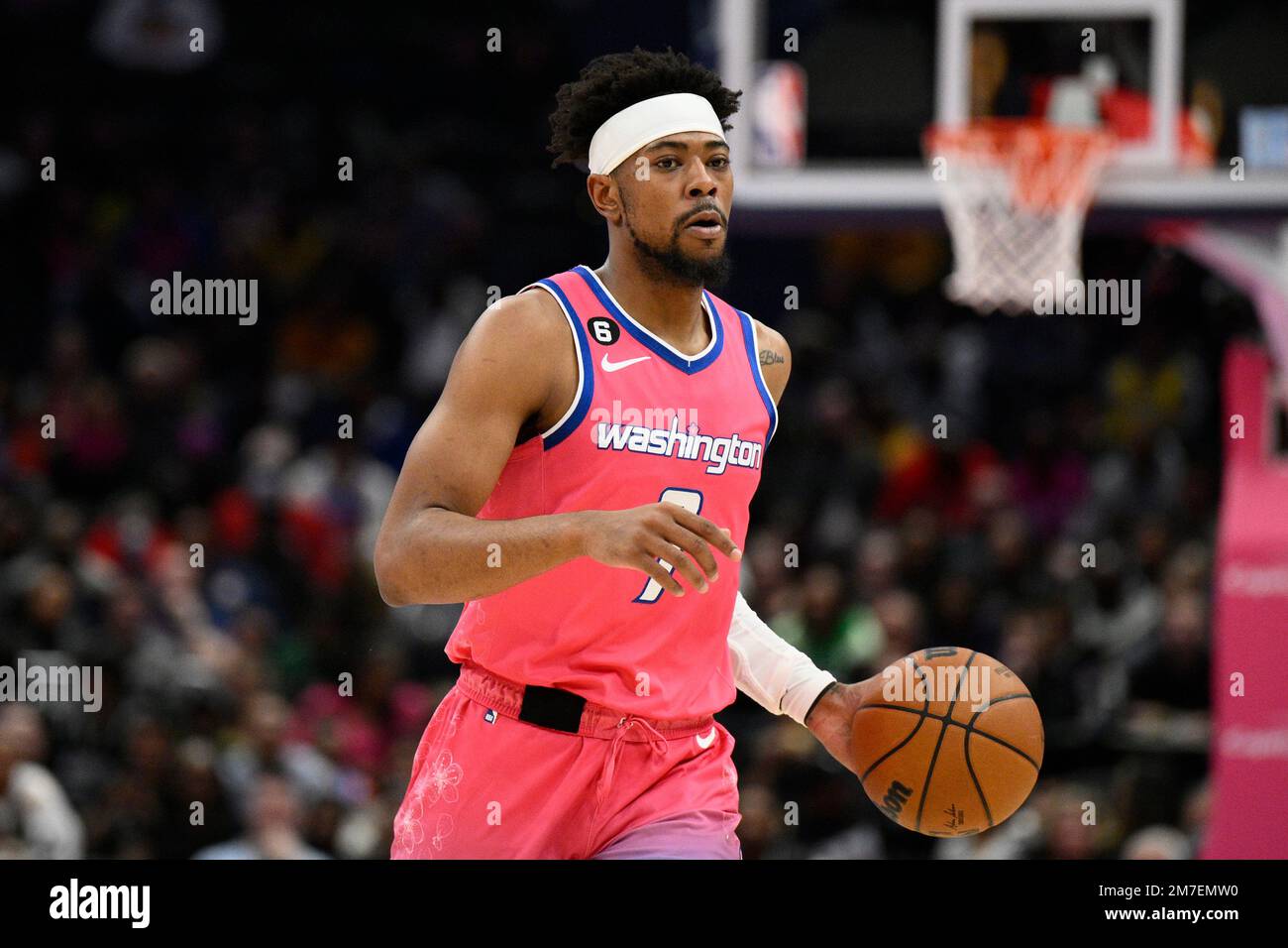 Washington Wizards guard Jordan Goodwin (7) in action during the first ...