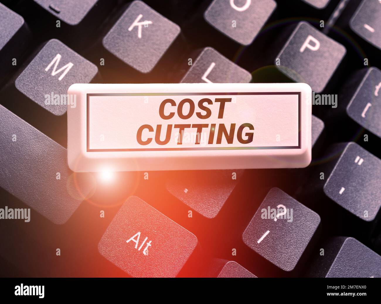 Writing displaying text Cost Cutting. Word for Measures implemented to ...