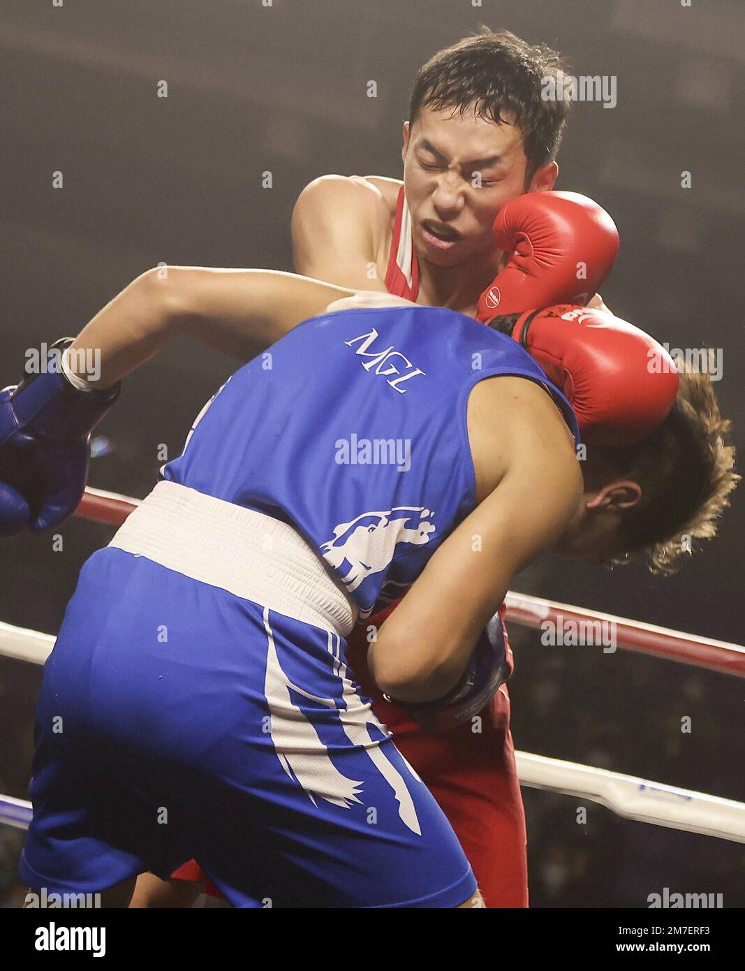 Hong KongHH Rex Tso Sing-yu (red) vs MongoliaHH Kharkuu Bllguunsaikhan ...