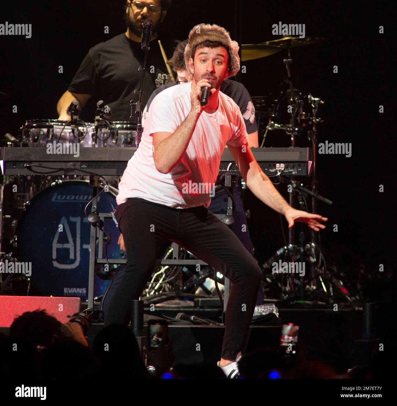 Jack Met of the band AJR performs in concert during Q102's iHeartRadio ...