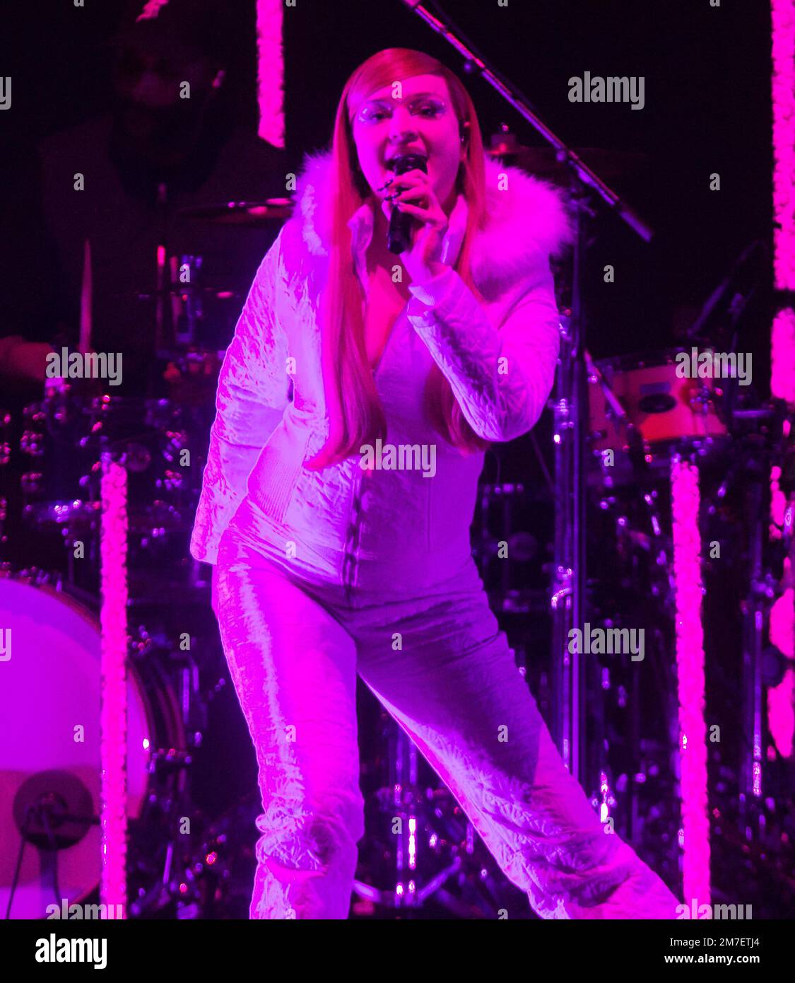 Kim Petras performs in concert during Q102's iHeartRadio Jingle Ball at ...