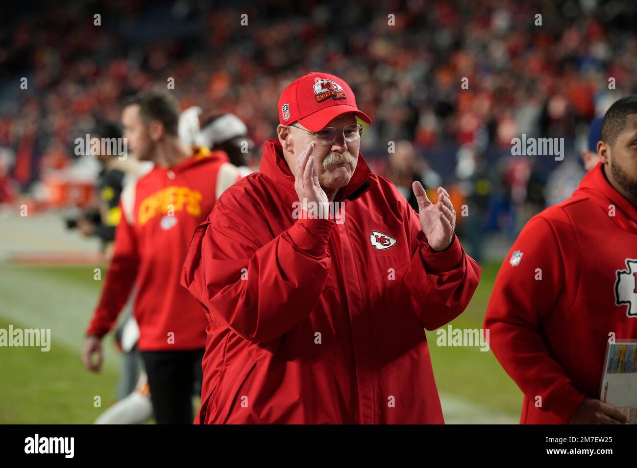 Kansas City Chiefs head coach Andy Reid in the second half of an NFL ...
