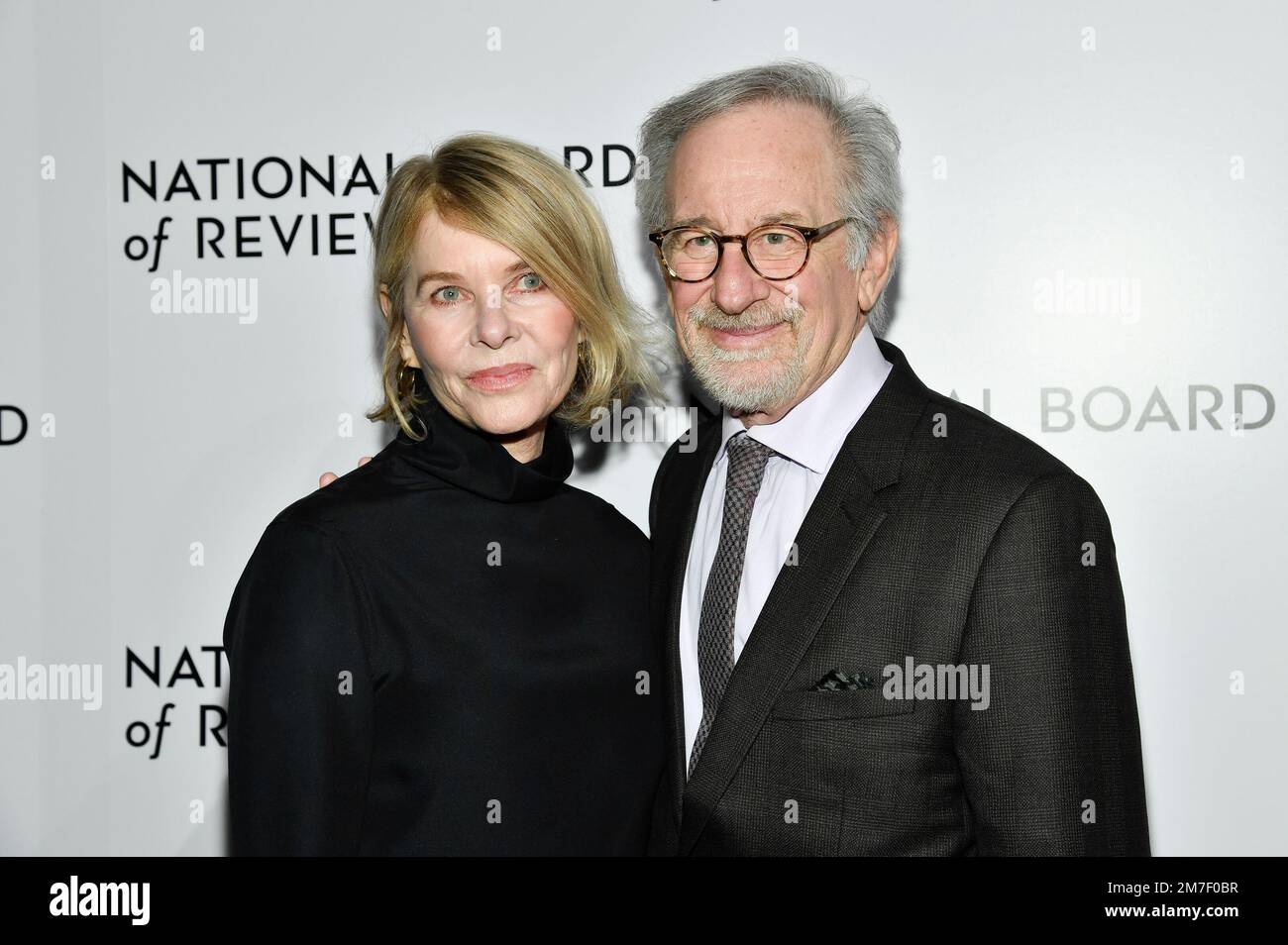 Kate Capshaw, left, and Steven Spielberg attend the National Board of ...