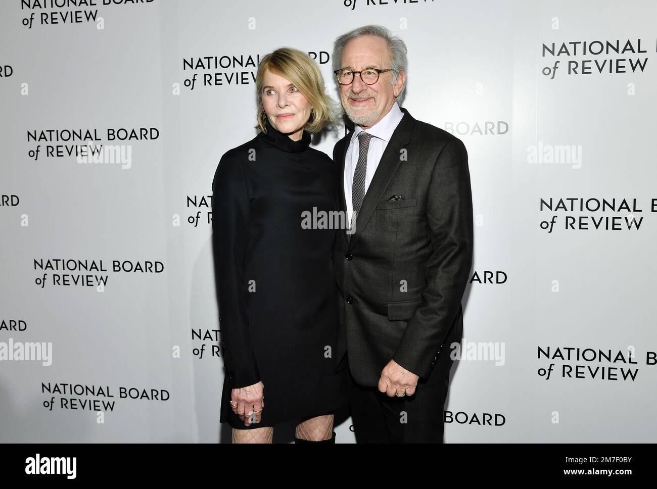 Kate Capshaw, left, and Steven Spielberg attend the National Board of ...