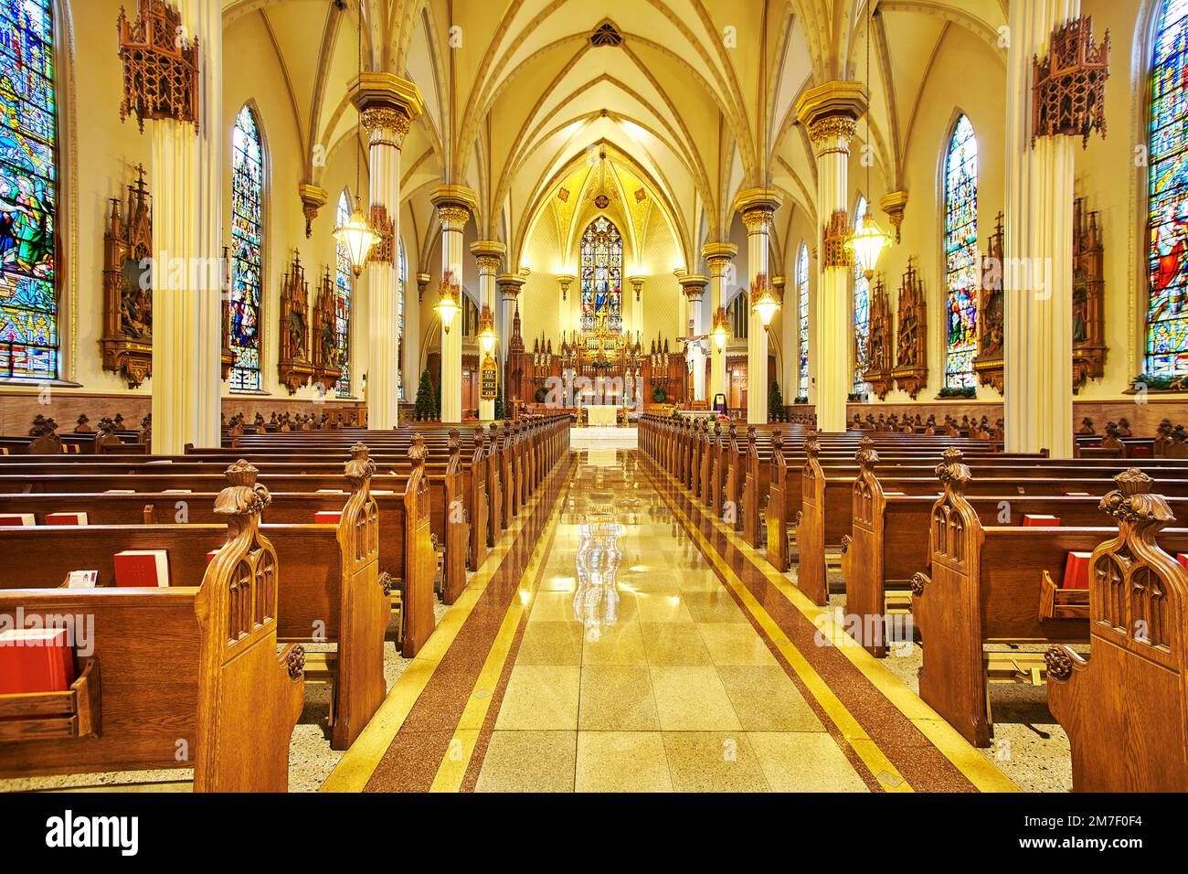 Catholic Church Interior Stock Photo - Alamy