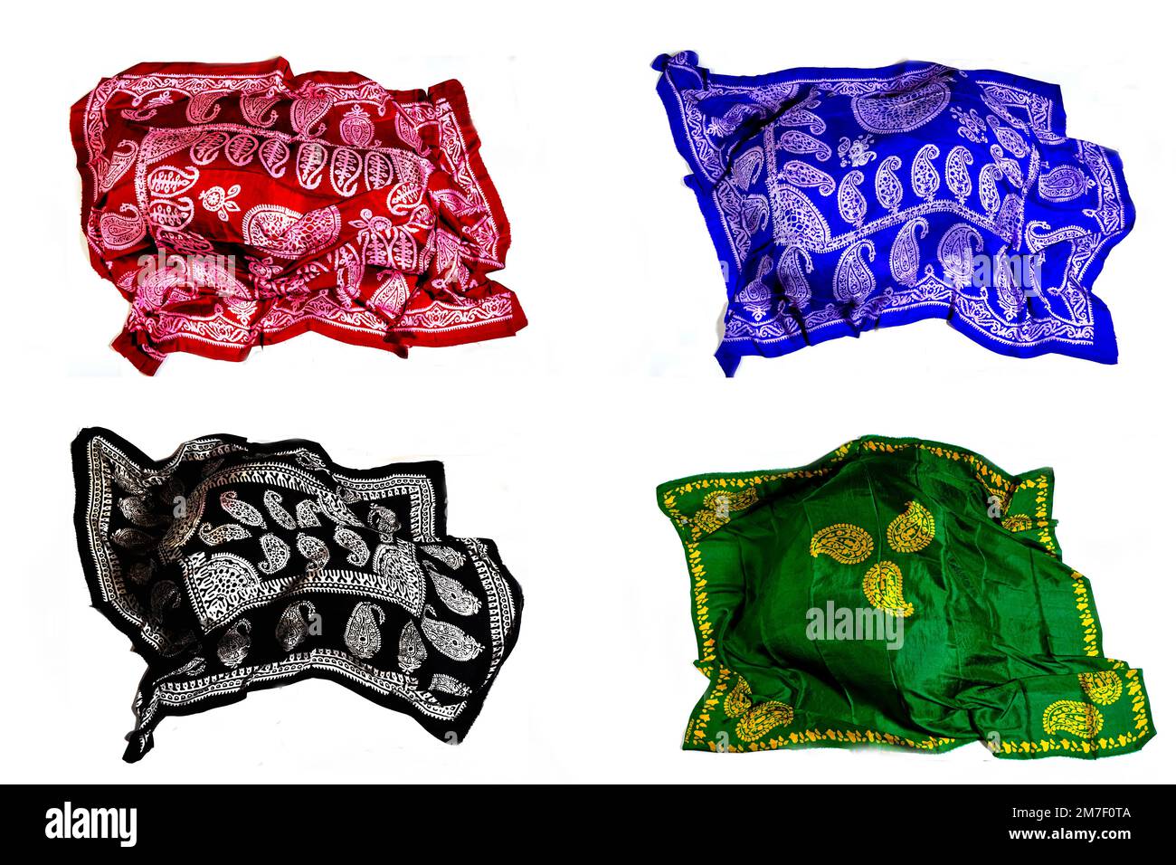 colorful Turkish Oriental beautiful scarves with pictures of natural ...