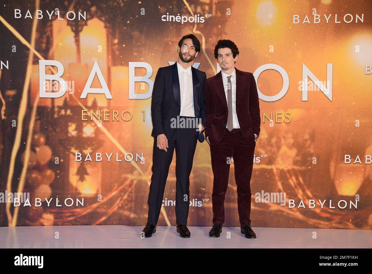 Mexico City, Mexico. 8th Jan, 2023. Diego Calva, Damien Chazelle ...