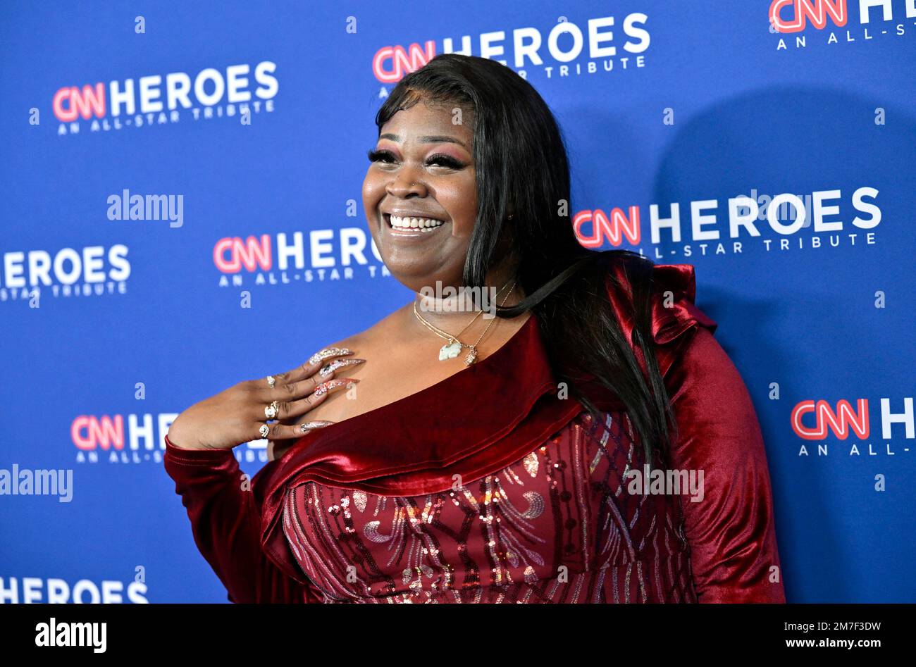 Former Georgia election worker Shaye Moss attends the 16th annual CNN ...