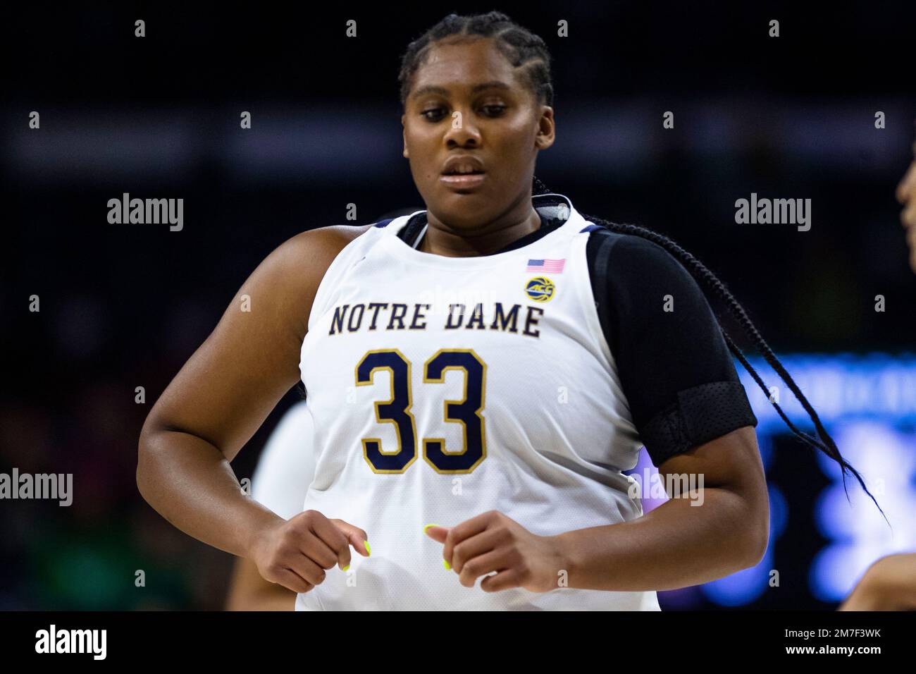 Notre Dame's Lauren Ebo (33) during the first half of an NCAA college ...