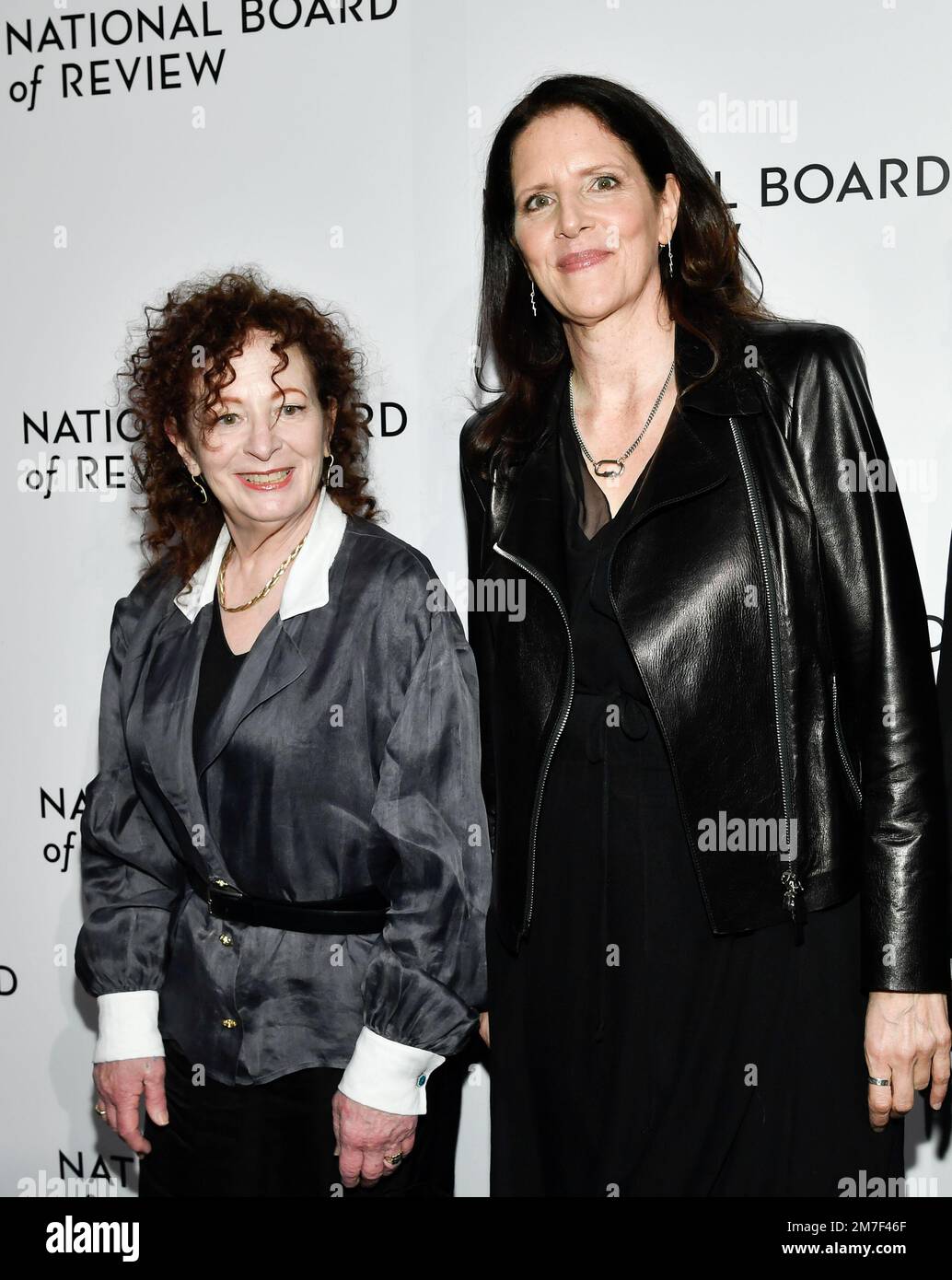Nan Goldin, left, and Laura Poitras attend the National Board of Review ...