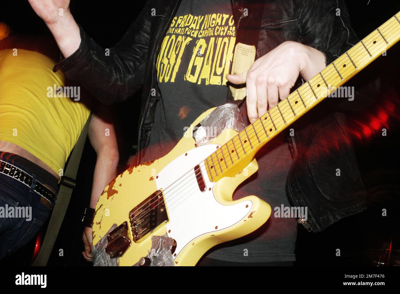 Chris Warlow of the MARTINI HENRY RIFLES at the Barfly in Cardiff ...