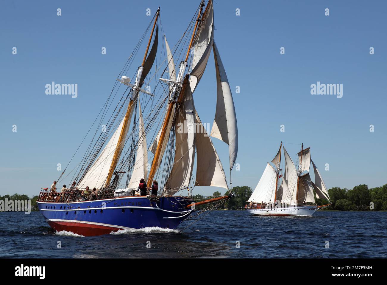 Canadian brigantine Playfair, Lake Ontario, 2014 Stock Photo - Alamy