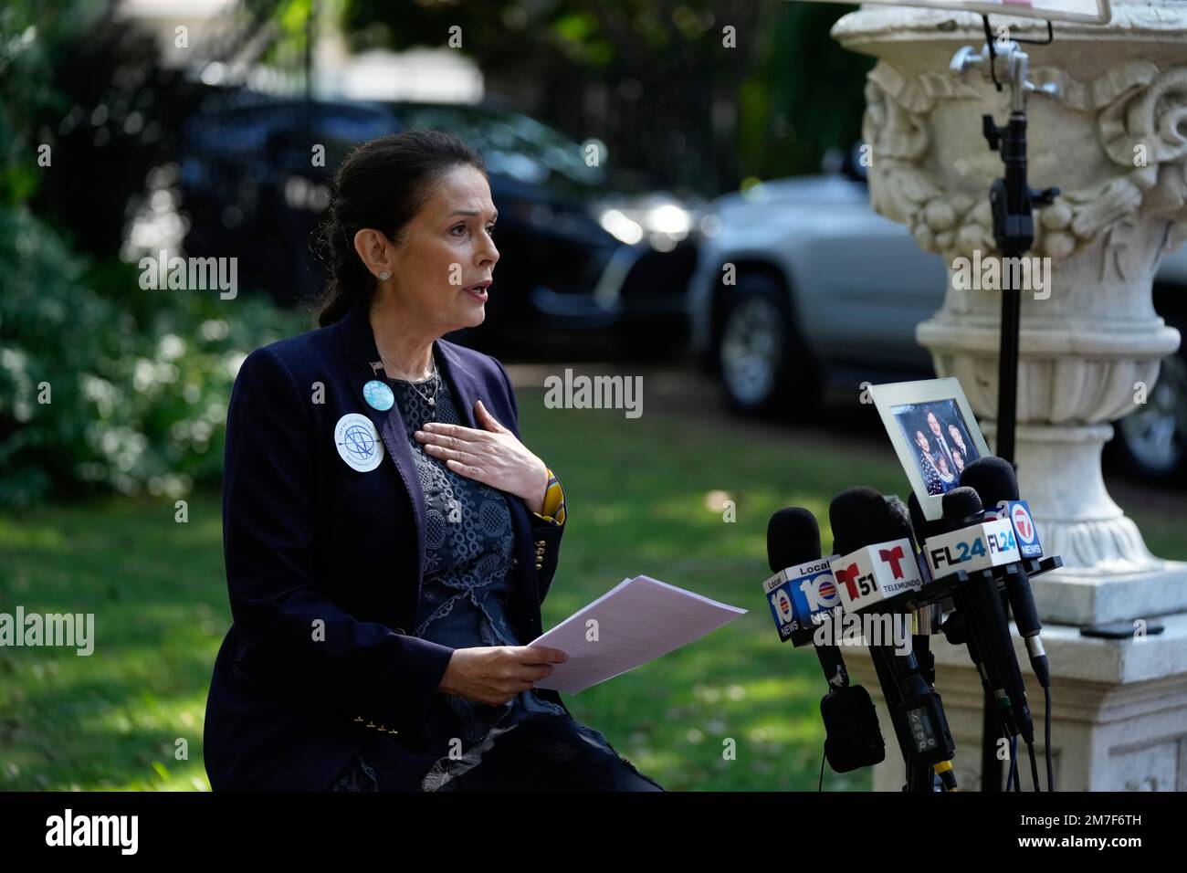 Victoria Cummock, the widow of Pan Am Flight 103 passenger John Cummock ...