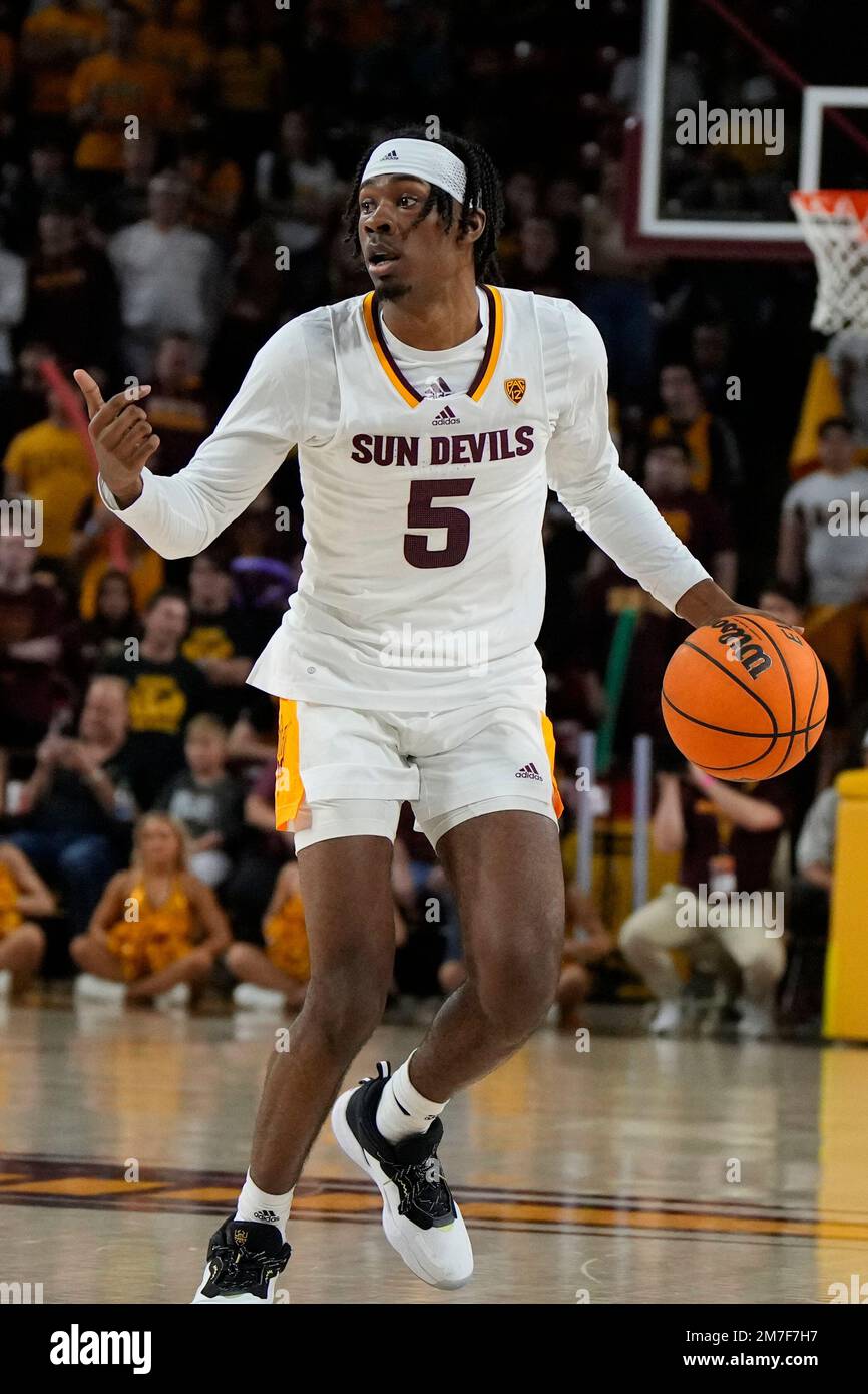 Arizona State forward Jamiya Neal (5) during the first half of an NCAA ...