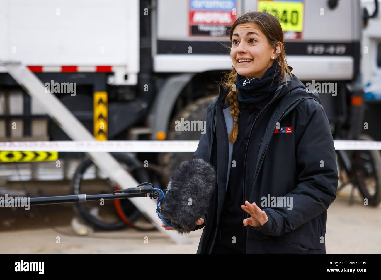 Sarah Greilinger, Team Coordinator Rally of KTM, portrait during the ... Sarah Greilinger, Team Coordinator Rally of KTM, portrait during the ...
