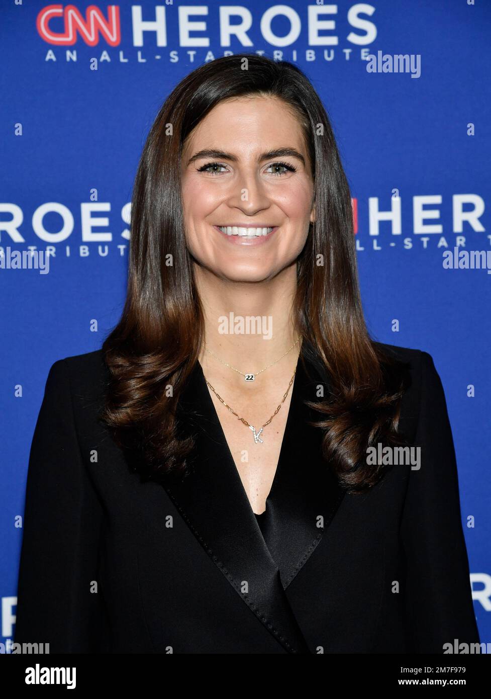 Kaitlan Collins attends the 16th annual CNN Heroes All-Star Tribute at ...